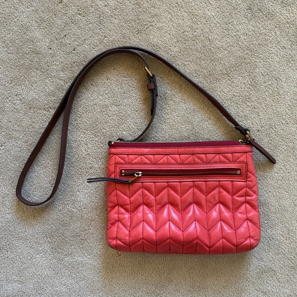 Fossil | Bags | Fossil Coral Crossbody Purse | Poshmark